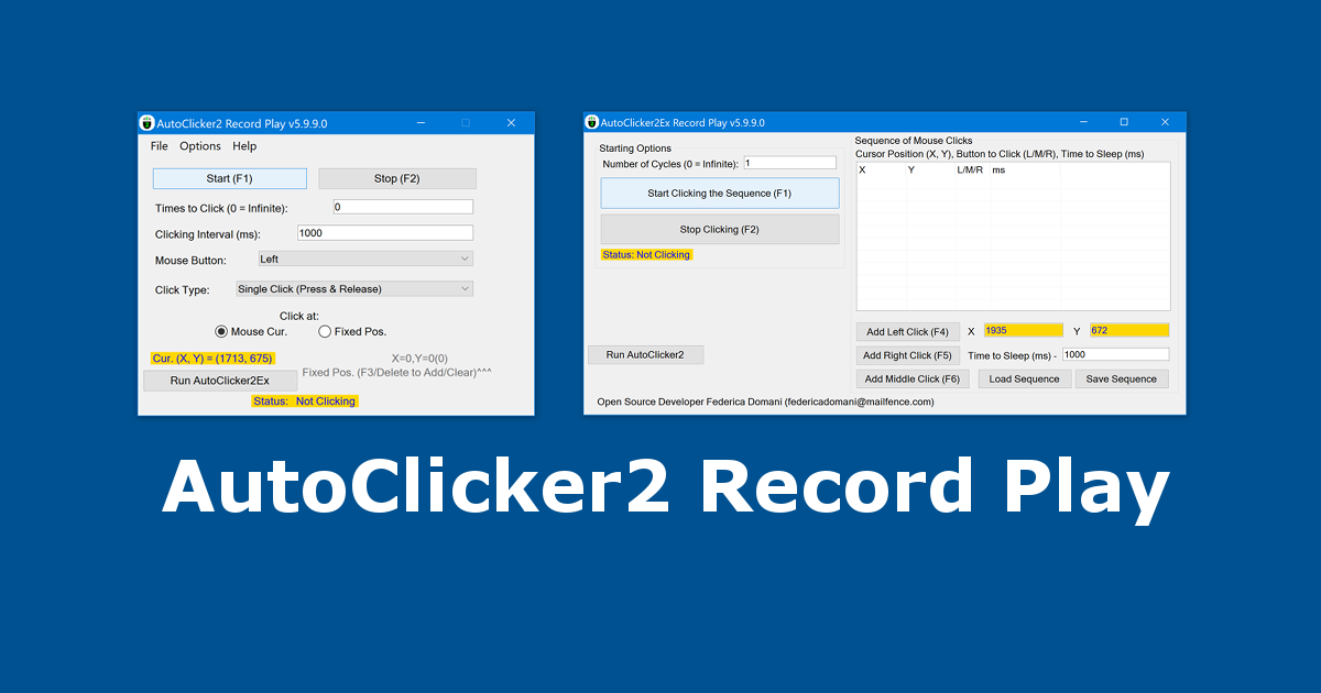AutoClicker2 Record Play | Modern OP Auto Clicker fork